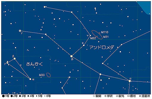 AstroArts - メシエ天体ガイド：M33